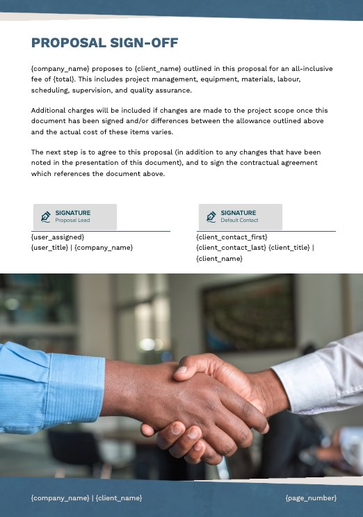 Concrete Proposal Template | Proposify